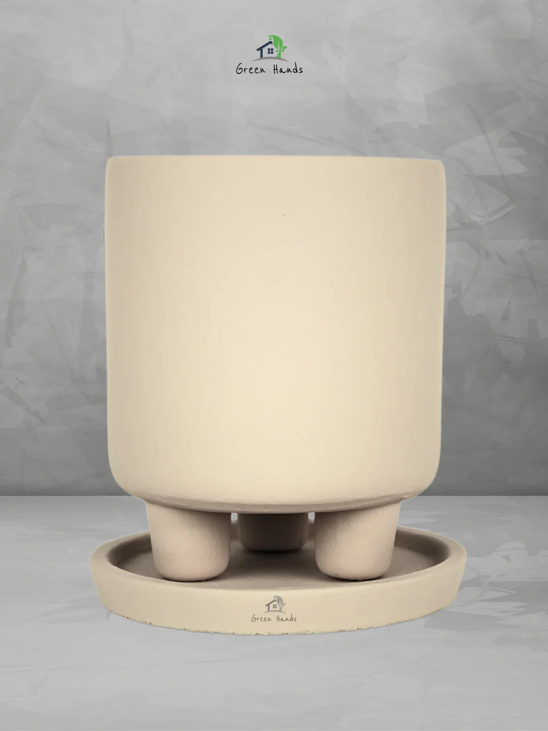 Sustainable Tri Pot Terracotta Planter+Saucer – Green Hands