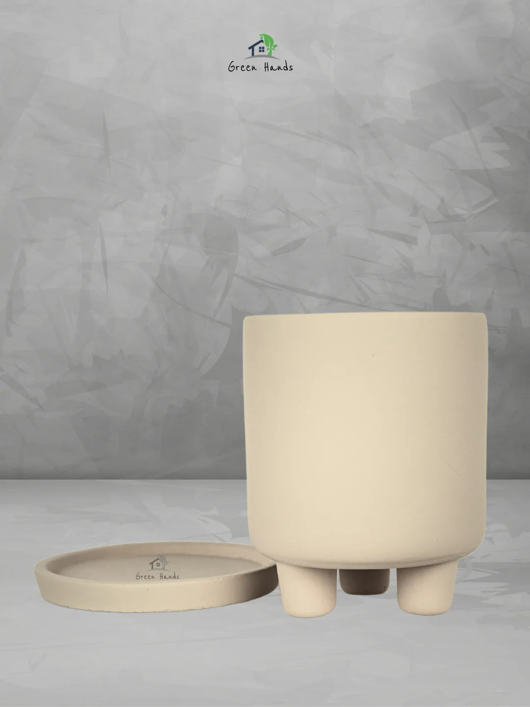 Sustainable Tri Pot Terracotta Planter+Saucer – Green Hands