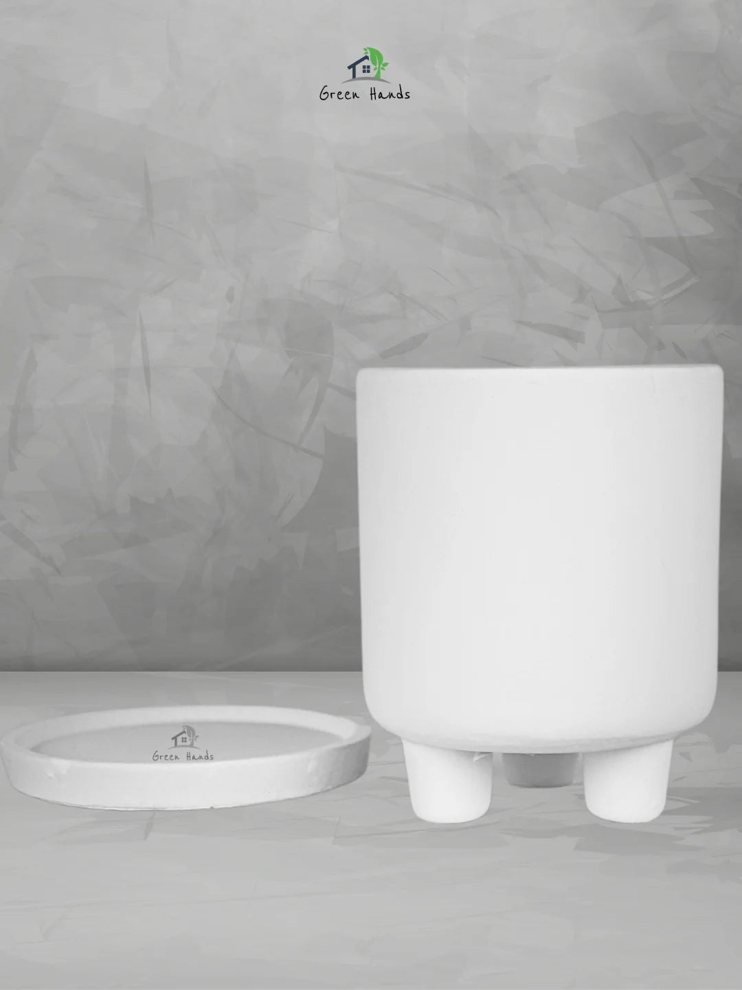 Sustainable Tri Pot Terracotta Planter+Saucer – Green Hands