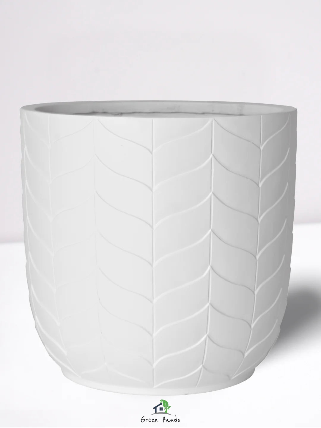 XL Round Plant Pot | Majestic Flora | Premium Fiber Pot UAE – Green Hands